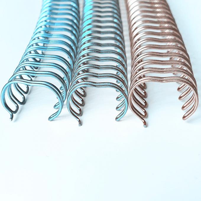 Double Loop Wire Gold Spiral Binding Gold Wire O Binding 2:1 Pitch 1 ...