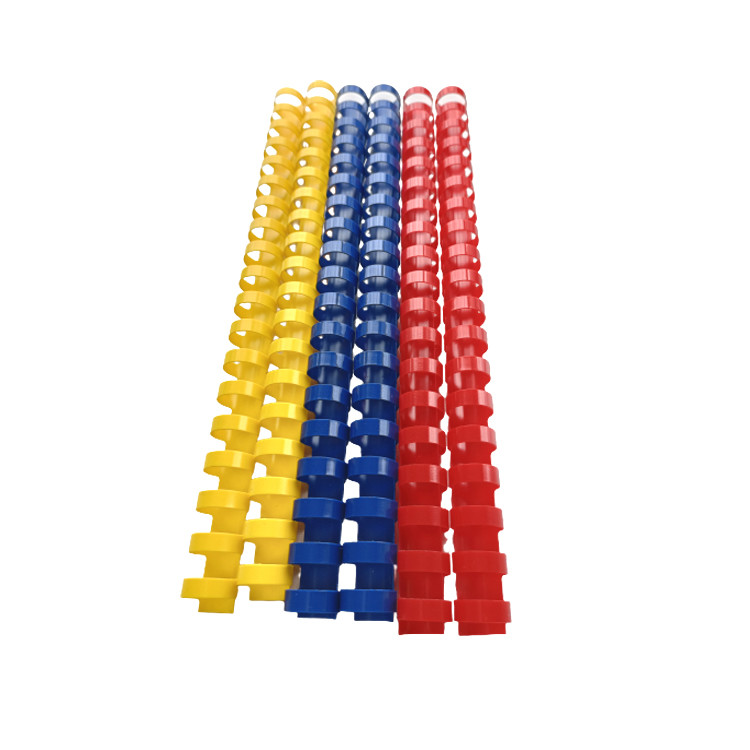 Office Document Binding Combs 6mm (1/4'') 21 Ring Notebook PVC Binder ...