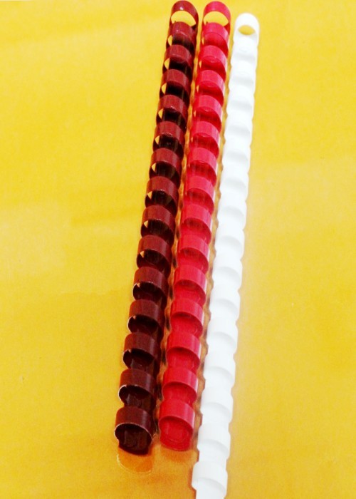 21 Rings Notebook Plastic Binding Comb , Plastic Binding Rings 12.7mm Pitch