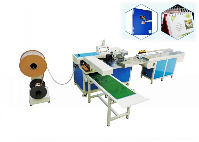 Double Loop Spiral Hole Punch Binding Machines , Book Binding Punching Machine