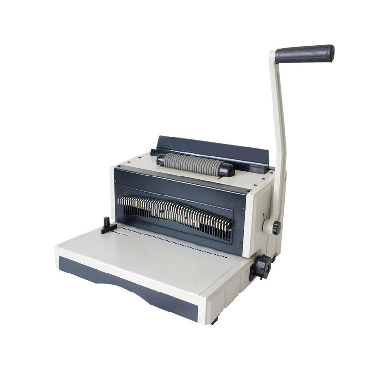 6.35mm 6.29mm Pitch PVC Coil Binding Punching Machine With Handle