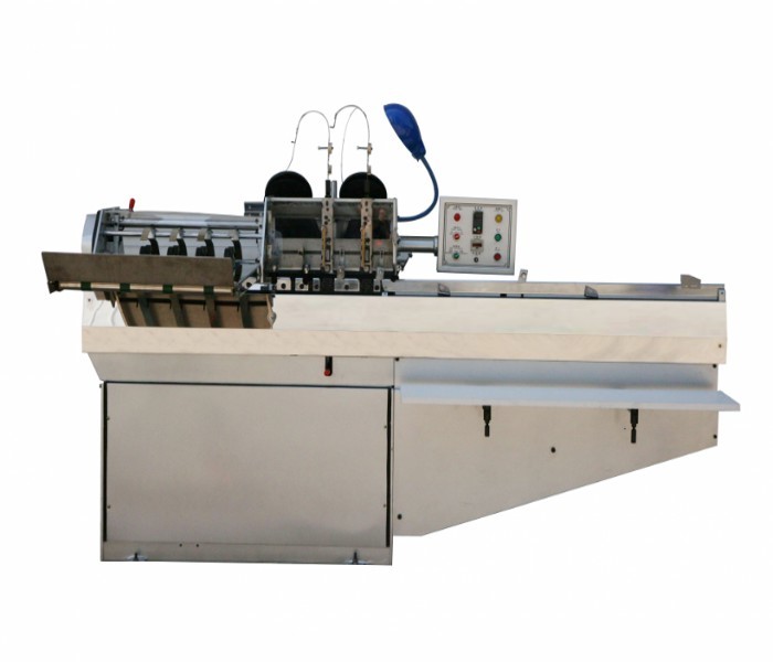 30-80times/Min Book Binding Stitching Machine Double Head Iron Wire Binding