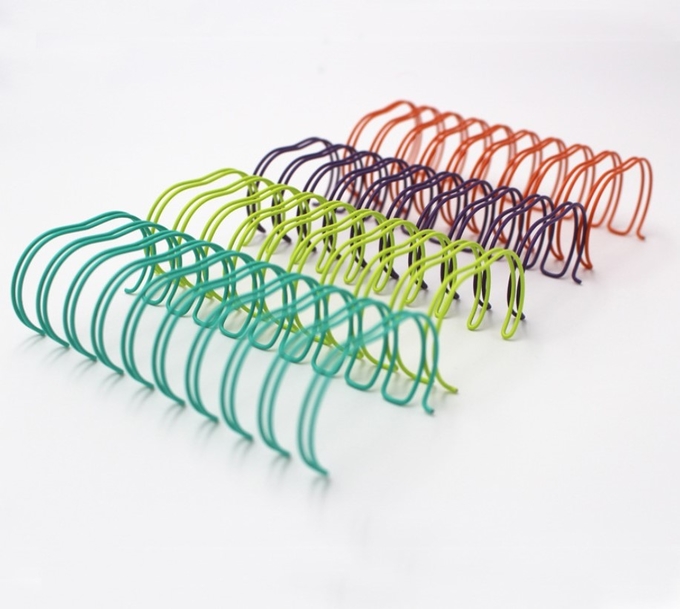 25.4mm Double Loop Wire Binding , 34 Loops Document Metal Spiral Wire 25.4mm Double Loop Wire Binding , 34 Loops Document Metal Spiral Wire