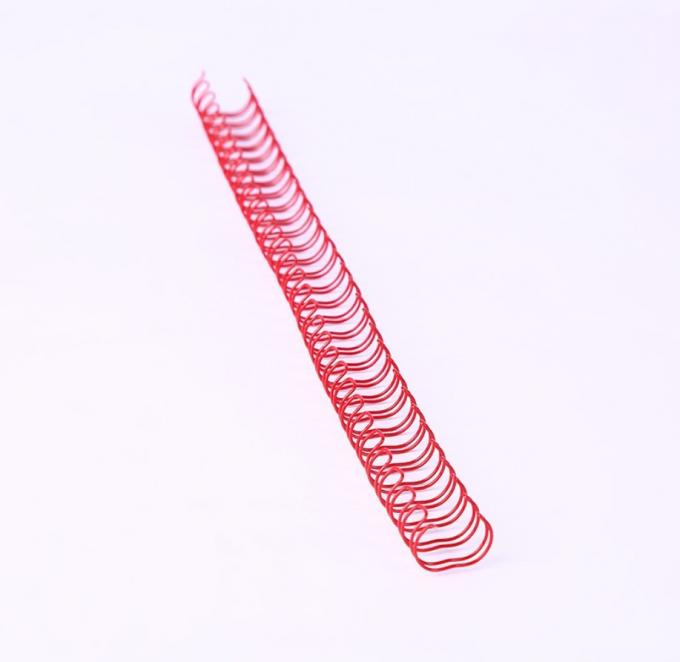 Commercial A4 Letter Cinch Spiral Binding Wires , Electroplated Double Loop Wire